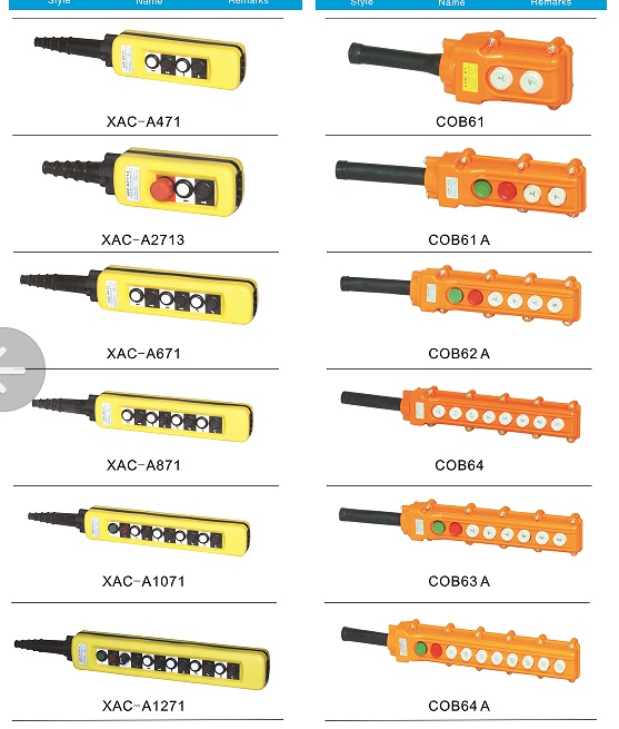 Pendant Control For Crane